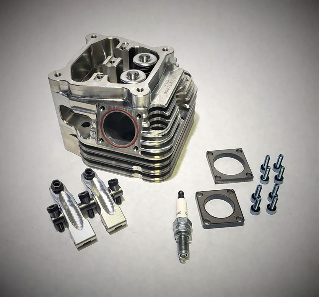 BRIGGS BILLET HEAD WITH BIG VALVES FOR THE 206, ANIMAL & WORLD FORMULA ...